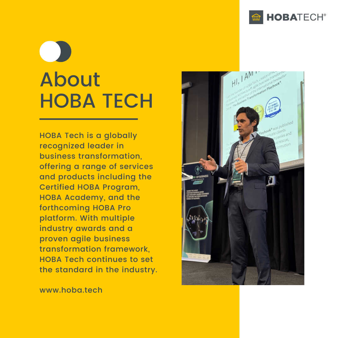 About Us - HOBA Tech: Pioneers in Business Transformation Frameworks