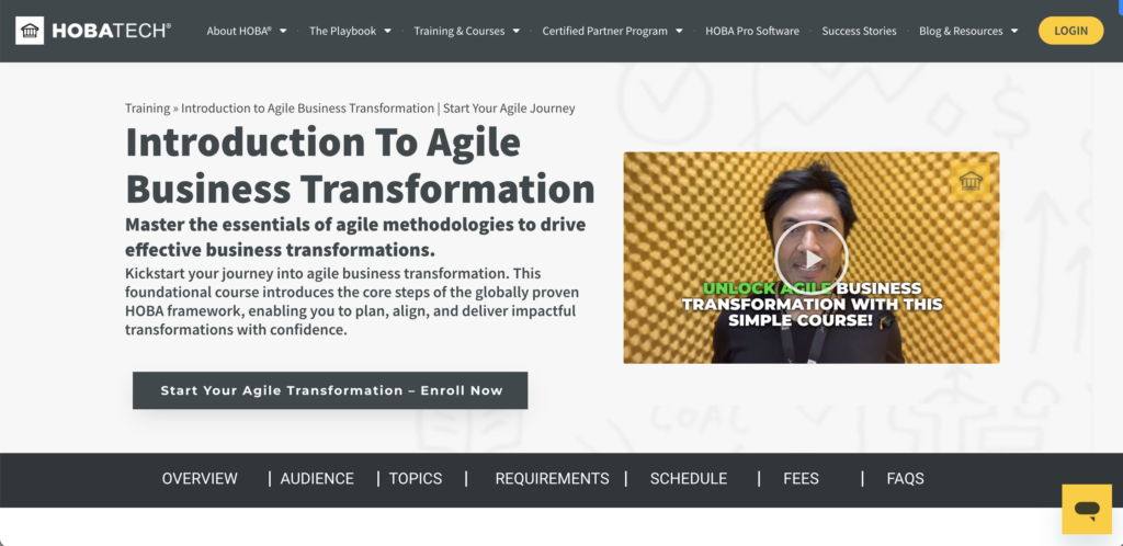 Revolutionize Business Transformation: HOBA Tech’s New Agile Course ...