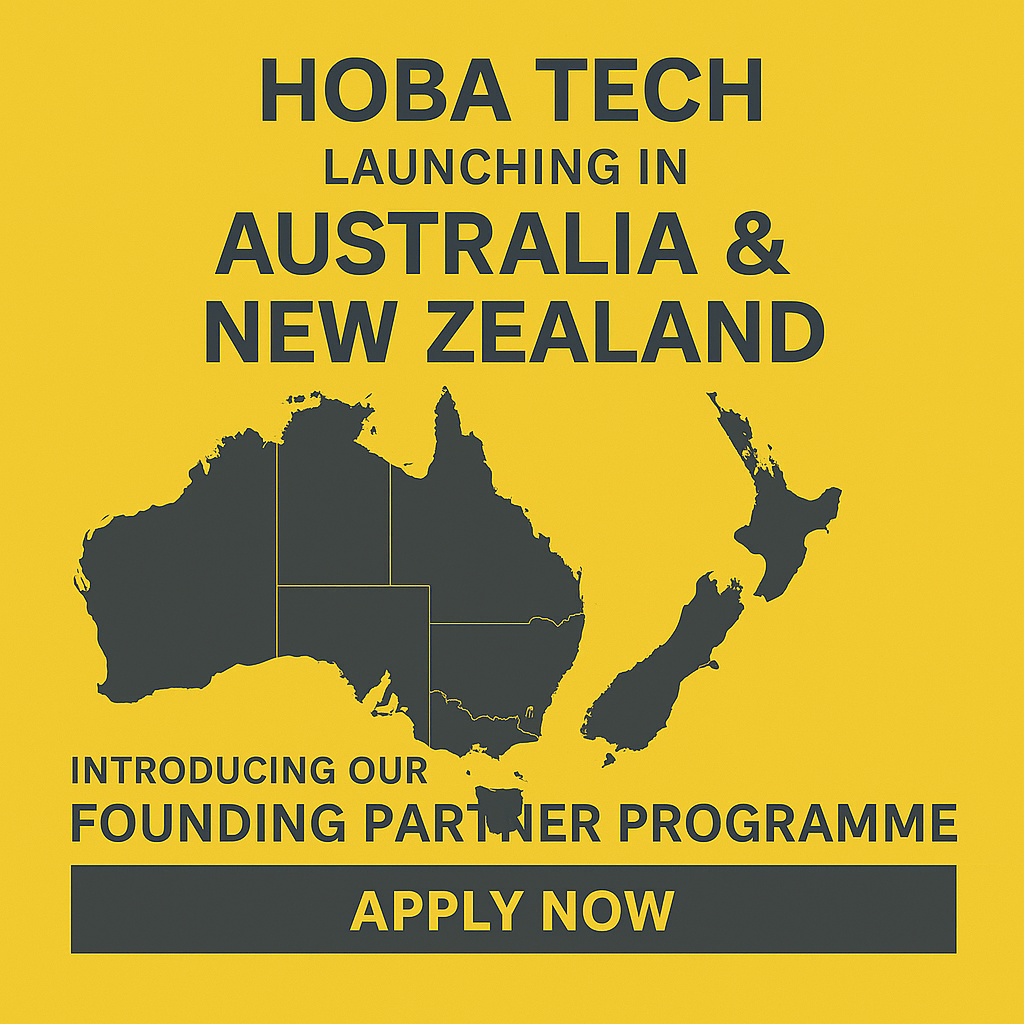 HOBA Tech Launches in Australia & New Zealand | Founding Partner Programme